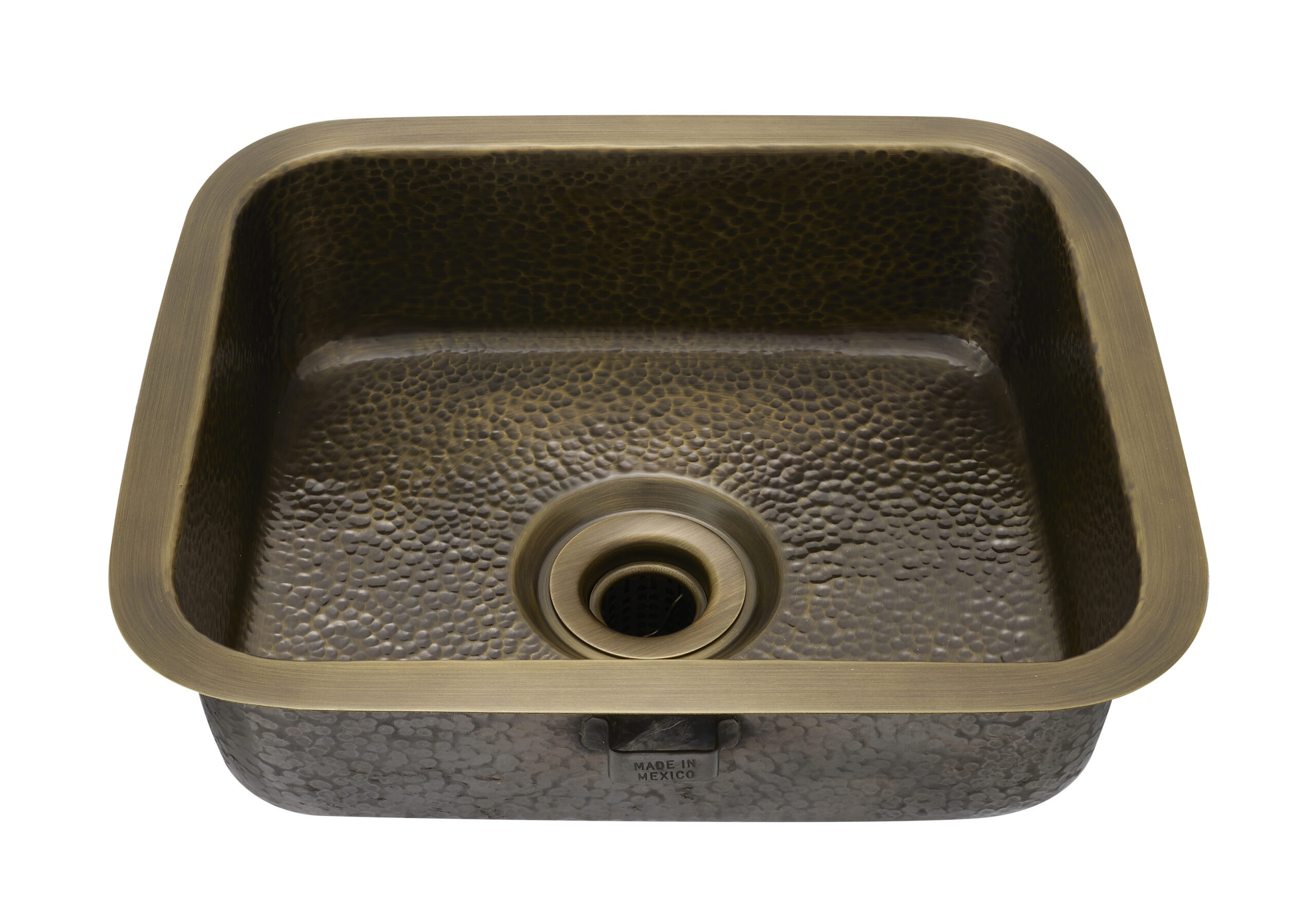 Bates & Bates 11'' W Single Bowl Brass Kitchen Sink 0 | Wayfair
