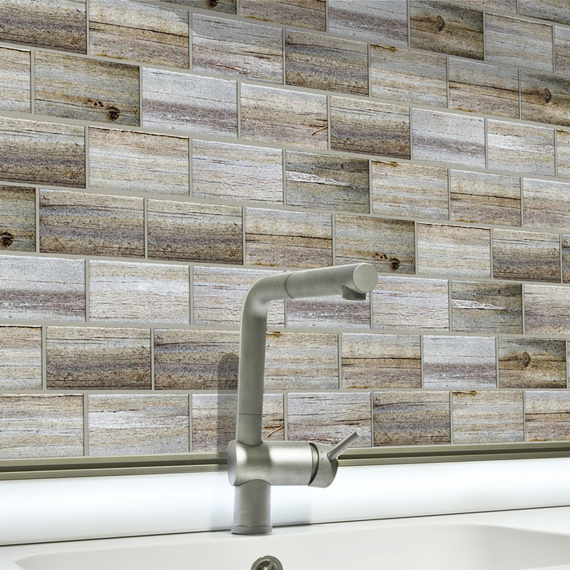 SkinnyTile 6" x 3" Glass Peel and Stick Subway Tile & Reviews | Wayfair