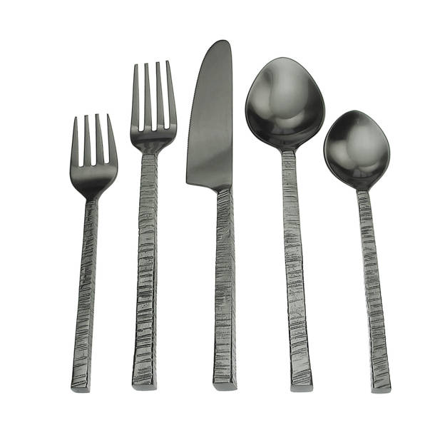David Shaw Silverware Stainless Steel Flatware Set - Service for 4 ...