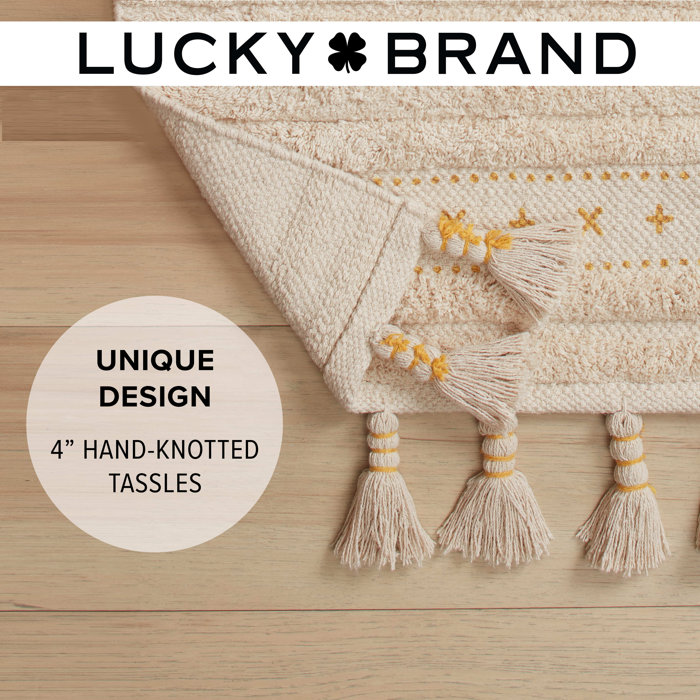 Lucky Brand 100% Cotton Bath Rug & Reviews | Wayfair