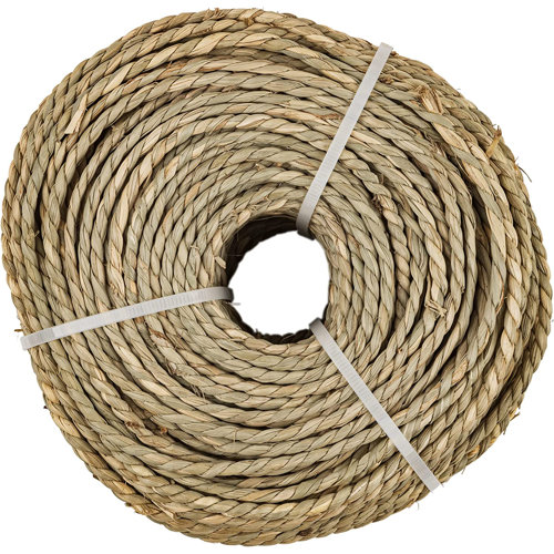 UNIQANTIQ HARDWARE SUPPLY Twisted Seagrass Rope | 1 Pound Coil | Rattan ...