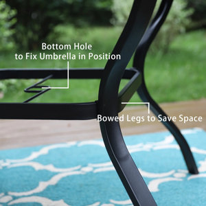 Blue Elephant Square 4 - Person 94cm Long Dining Set & Reviews ...