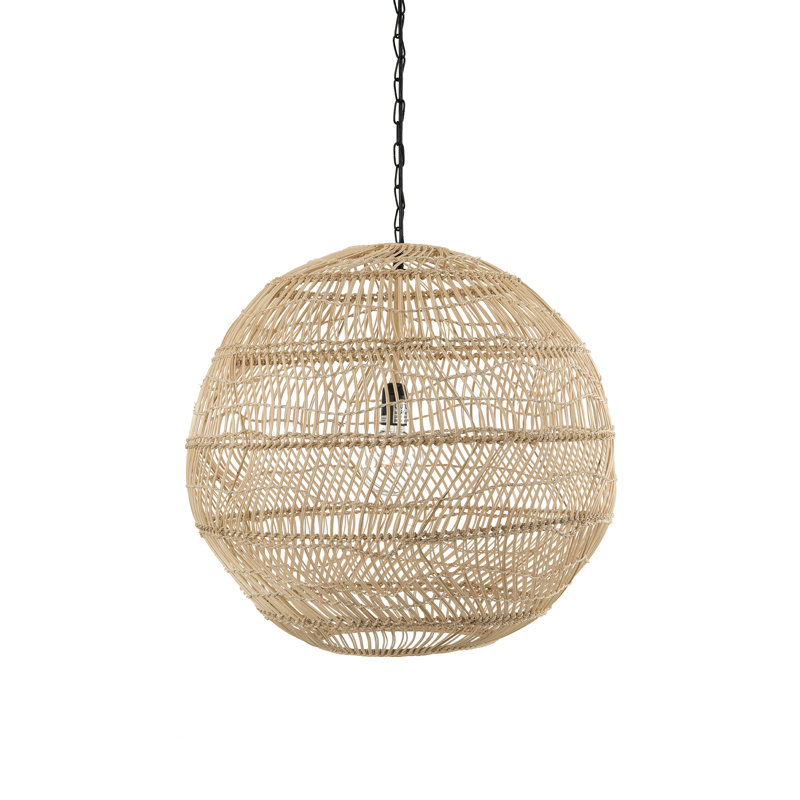 Bayou Breeze Aletse 1 - Light Natural Single Pendant & Reviews | Wayfair