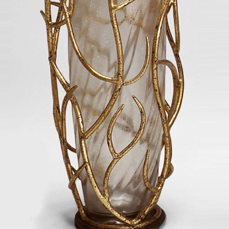 Artmax Handmade Metal Floor Vase & Reviews | Wayfair