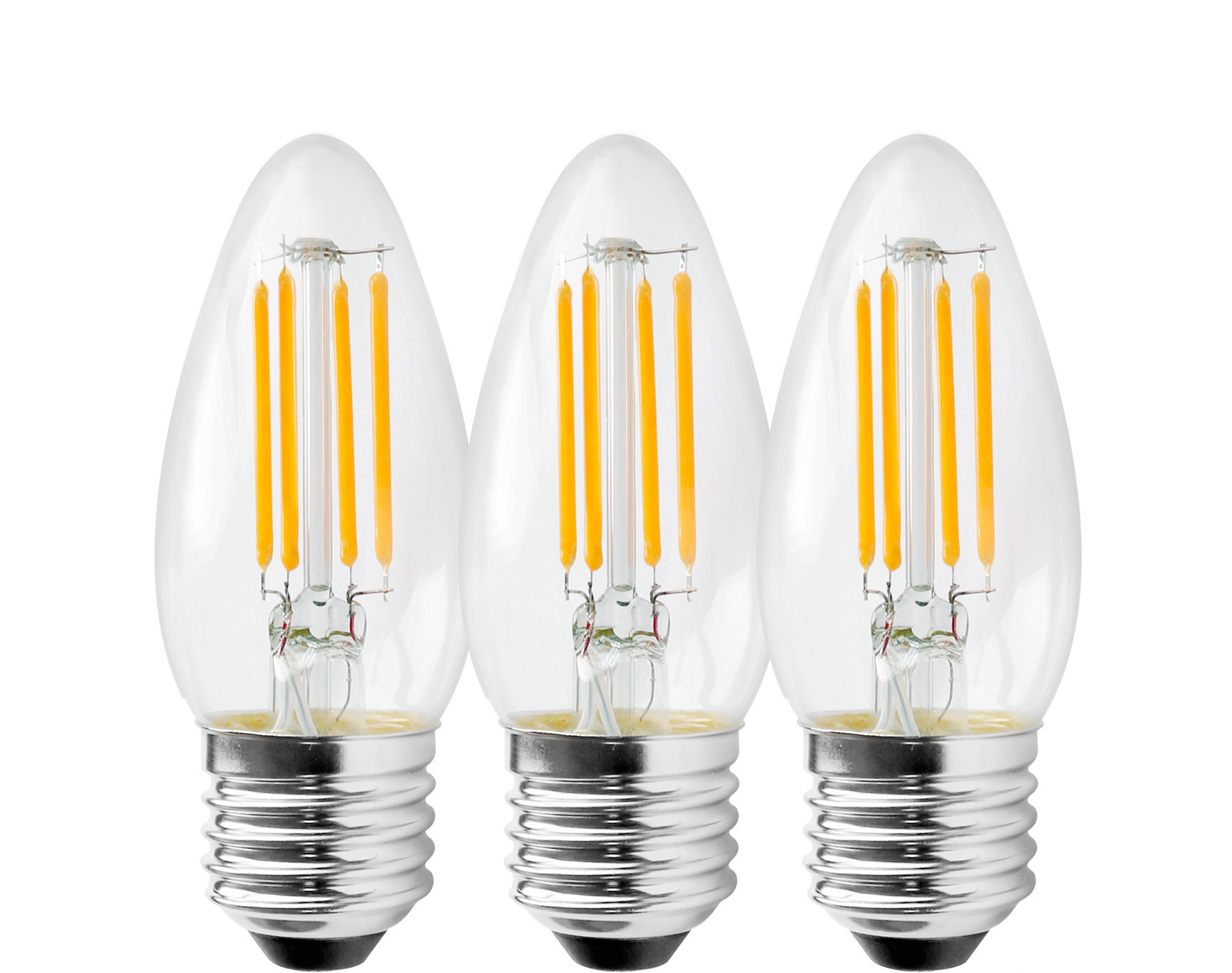 Borough Wharf 5W E27 Dimmable LED Vintage Edison Candle Light Bulb ...