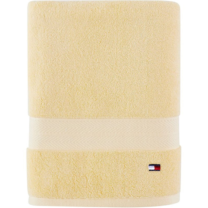 Tommy Hilfiger Modern American Solid Bath Towel 30 x 54 Inches 100% ...