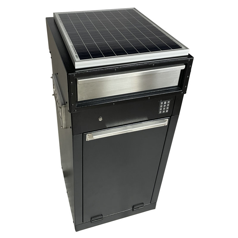 MB Sentinel Solar Powered Parcel Safe Mailbox | Wayfair