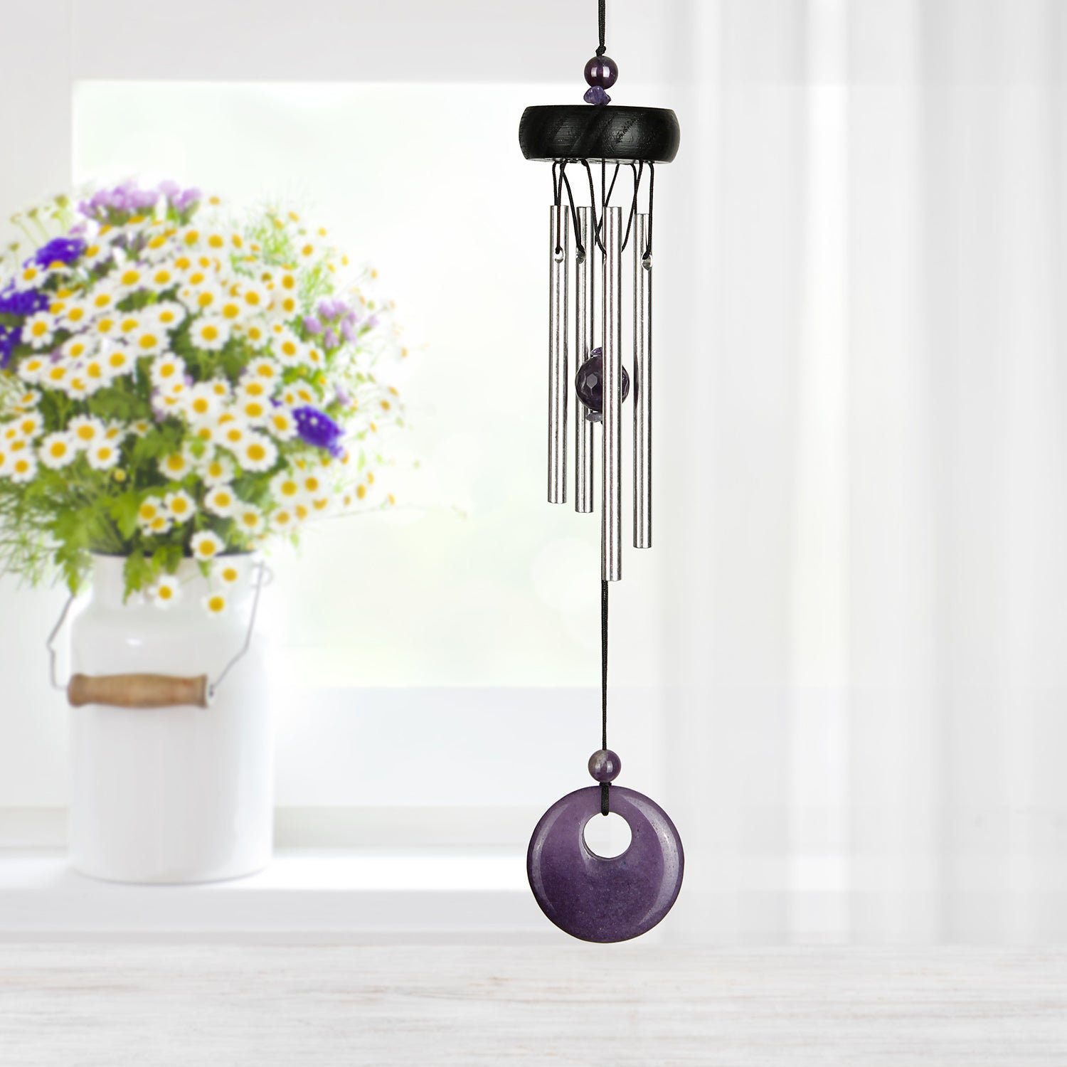 Woodstock Chimes Precious Stones - Amethyst Wind Chime | Wayfair