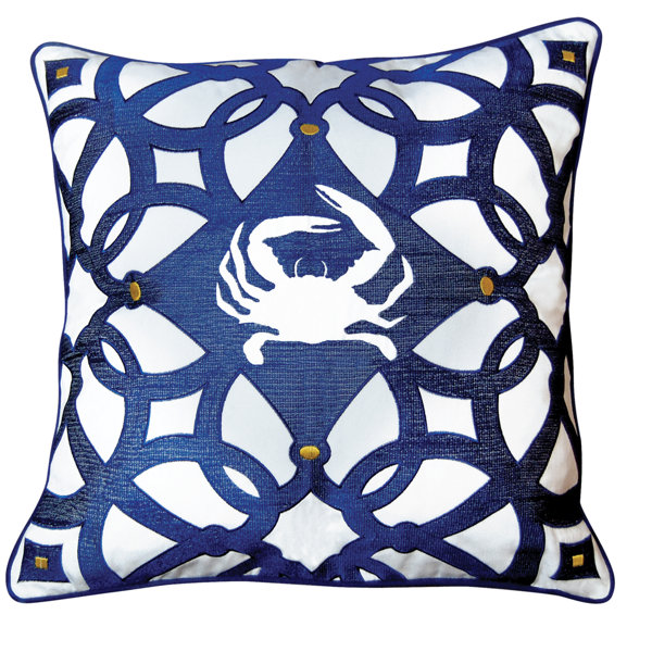 Rightside Design I Sea Life Coastal Outdoor Throw Pillow | Wayfair