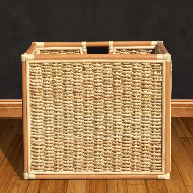 Bay Isle Home Broady Solid Wood Basket | Wayfair