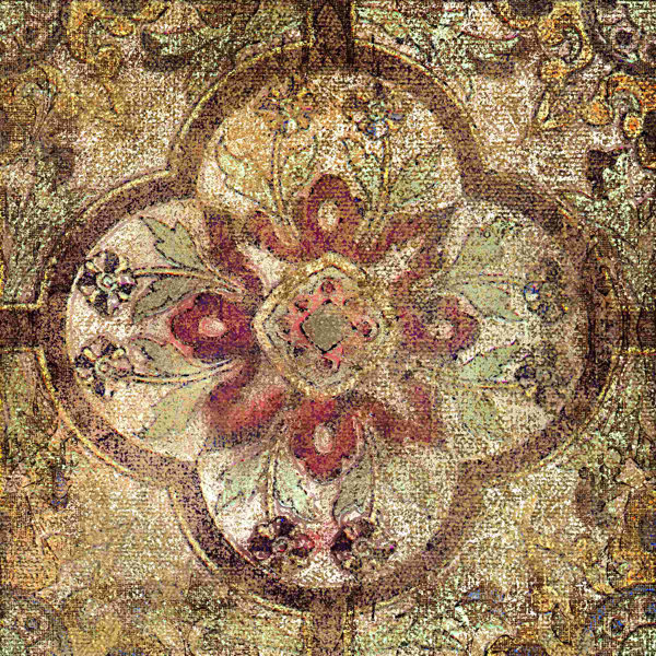 Charlton Home® Tile Element - Wrapped Canvas Graphic Art | Wayfair