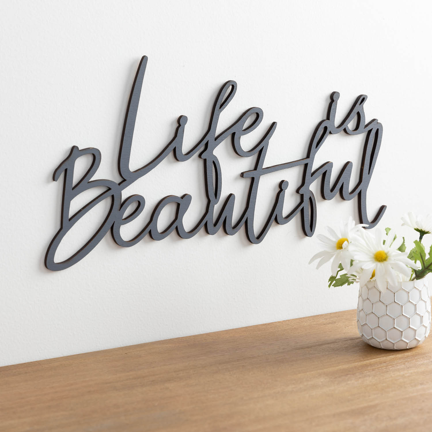 Trinx Life is Beautiful Wall Décor | Wayfair