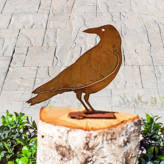 CaliforniaHome&Garden Metal Crow Garden Art | Wayfair
