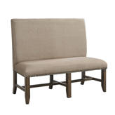 WoodbridgeFurniture Bali Leather Solid Back Side Chair & Reviews | Wayfair