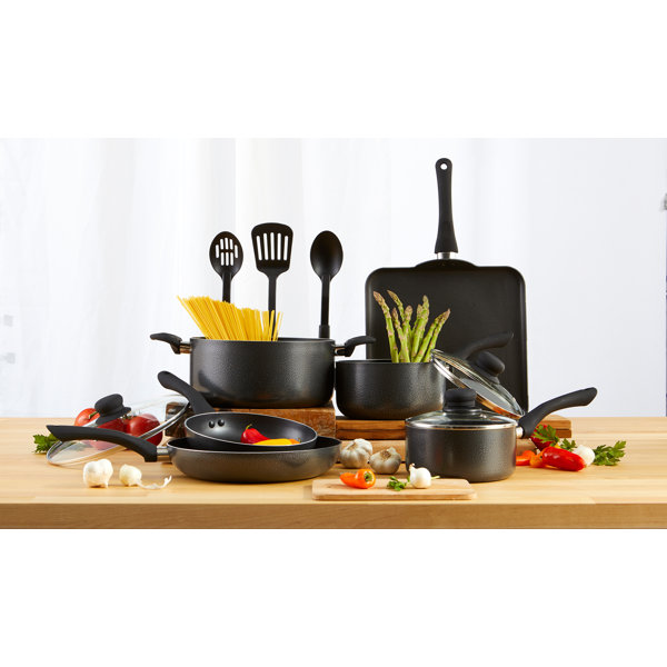 IMUSA 12 - Piece Aluminum Cookware Set & Reviews | Wayfair