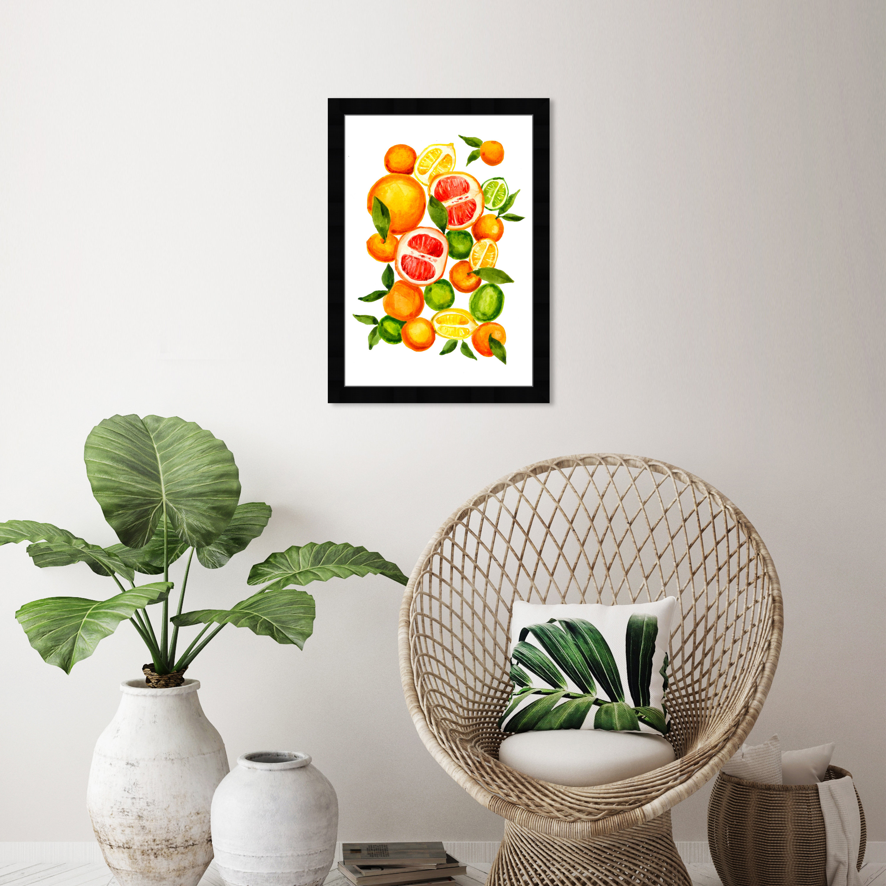 Bay Isle Home All The Citrus Fruits - Picture Frame Graphic Art | Wayfair