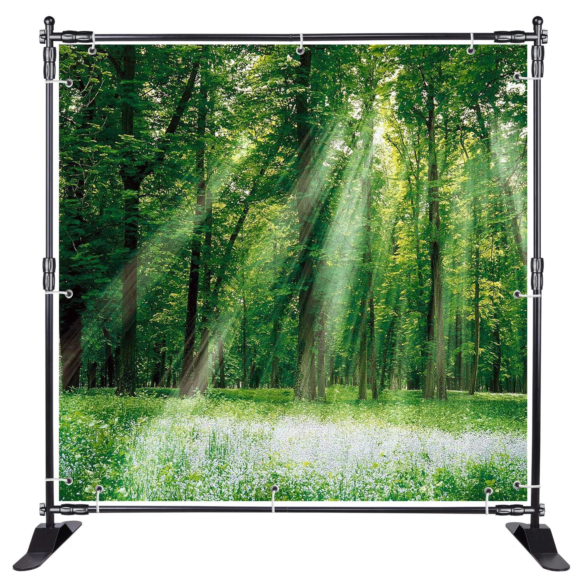 Yescom Freestanding Expandable Telescopic Step and Repeat Banner ...