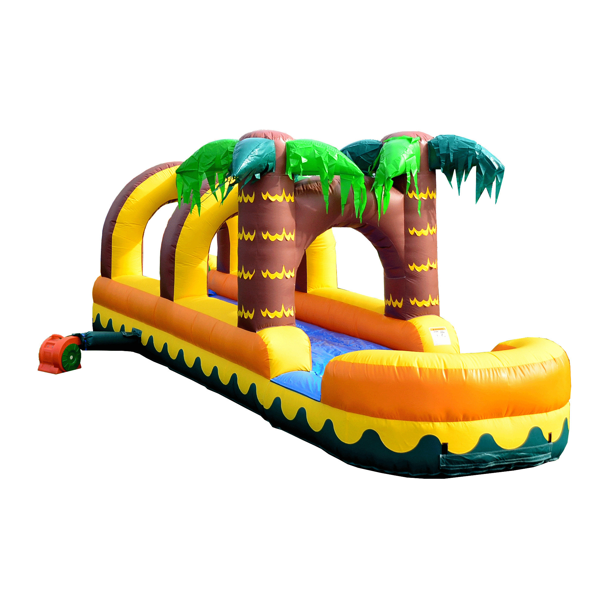 JumpOrange Aloha Tropical Inflatable Slip N Slide Bounce House | Wayfair