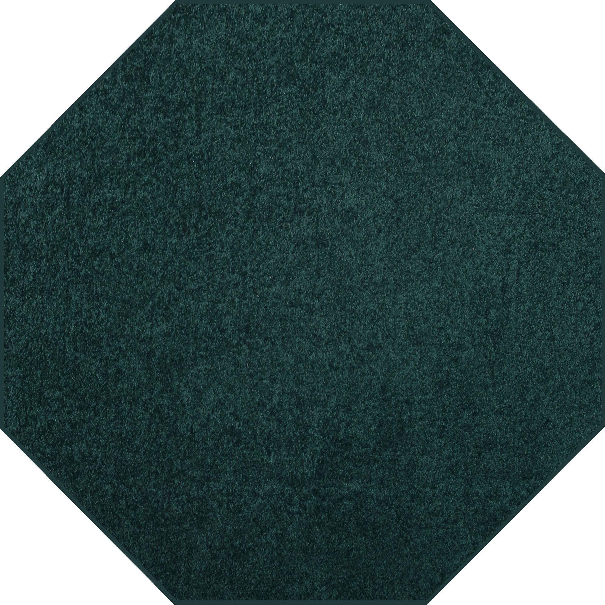 Ebern Designs Solid Color Octagon Shape Area Rugs Forest Green Octagon ...