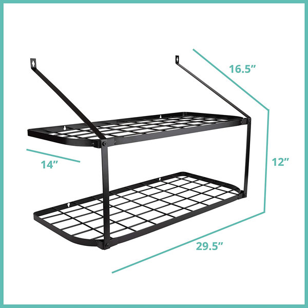 Rebrilliant Wall Mounted Pot Rack & Reviews | Wayfair