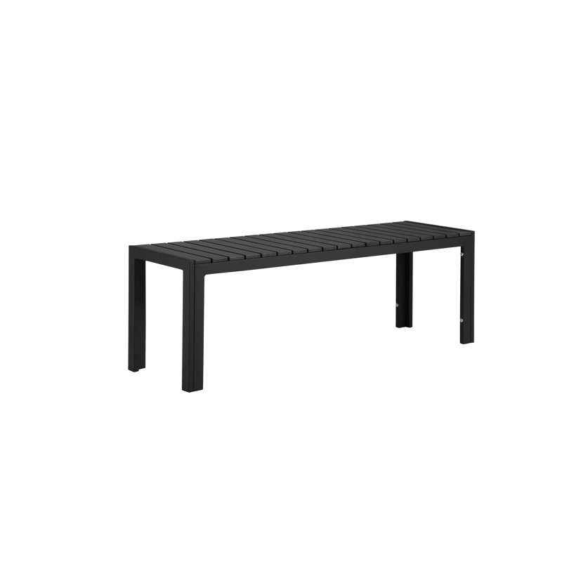 Wade Logan® Metal Outdoor Bench & Reviews | Wayfair