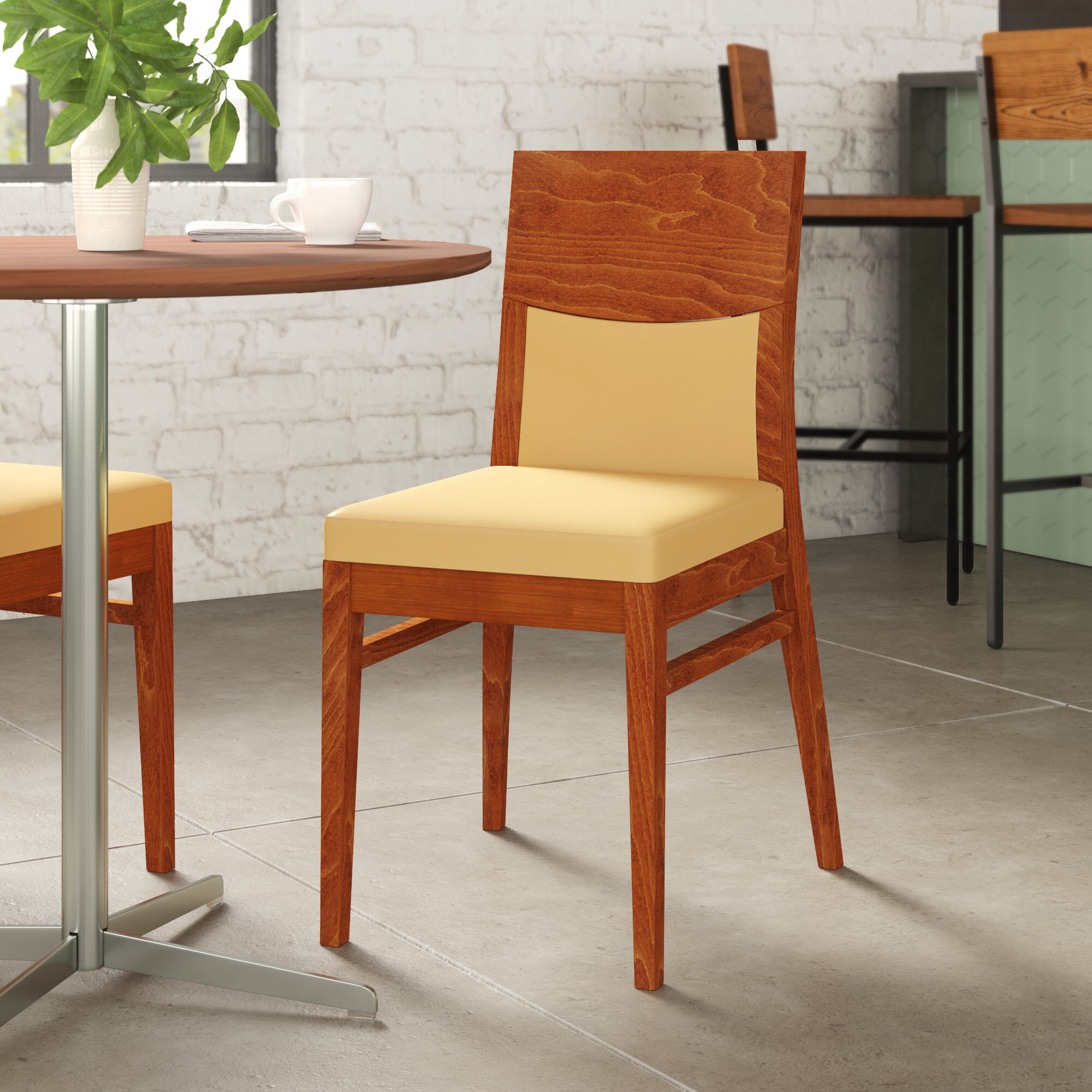 Adriano Side Chair in Cherry | Wayfair