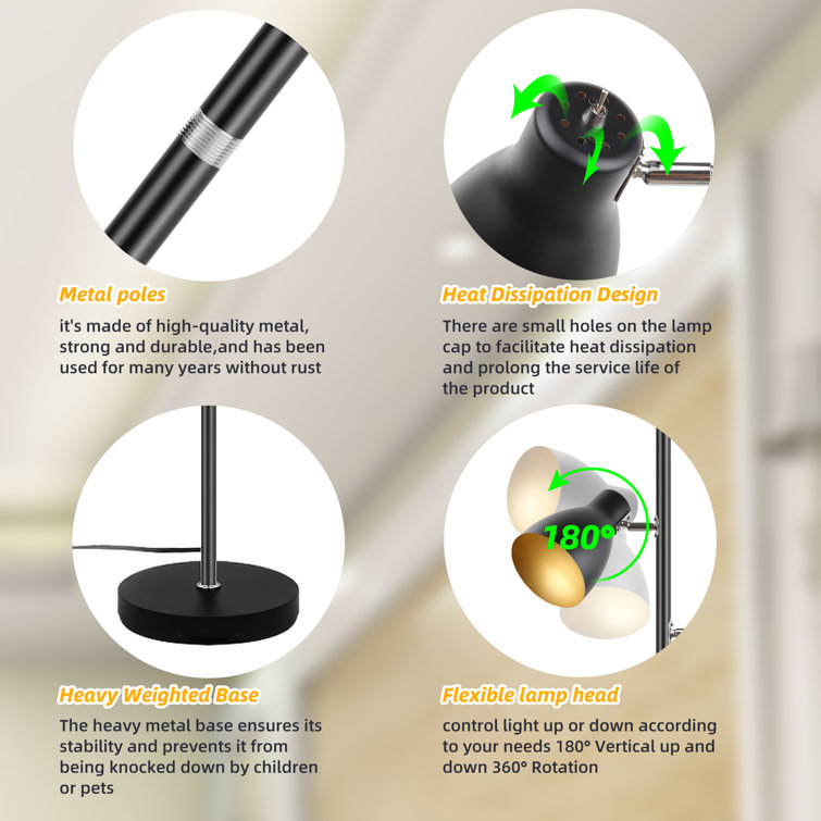 Ebern Designs Demariya 168cm Tree Floor Lamp | Wayfair.co.uk