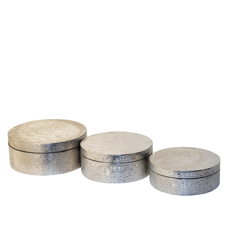 Bloomsbury Market Brookdale 3 Piece Hirat Hat Box Set | Wayfair.co.uk