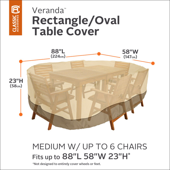 The Twillery Co.® Paulding Outdoor Patio Dining Set Cover & Reviews ...