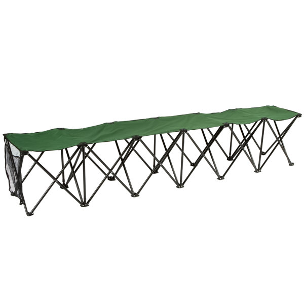 Arlmont & Co. Crispijn Folding Camping Bench | Wayfair