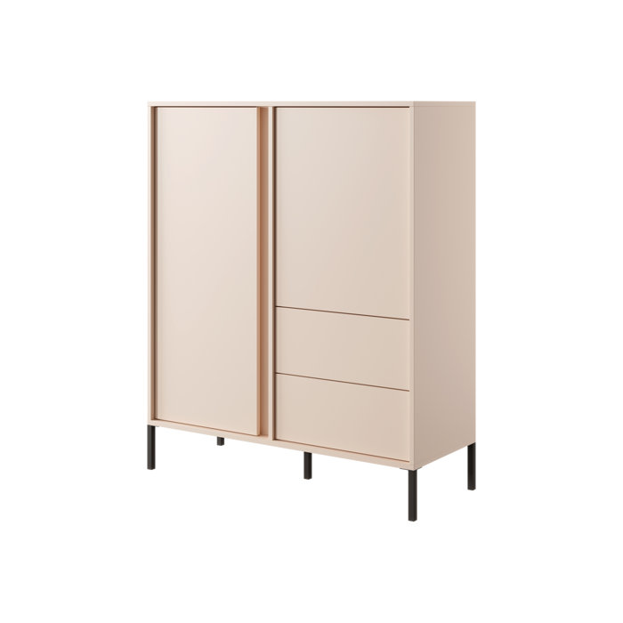 Ebern Designs Latwanda 104cm Wide 2 Drawer Highboard | Wayfair.co.uk