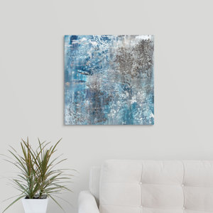 Orren Ellis Water And Stone by Alexys Henry - Painting on Canvas | Wayfair