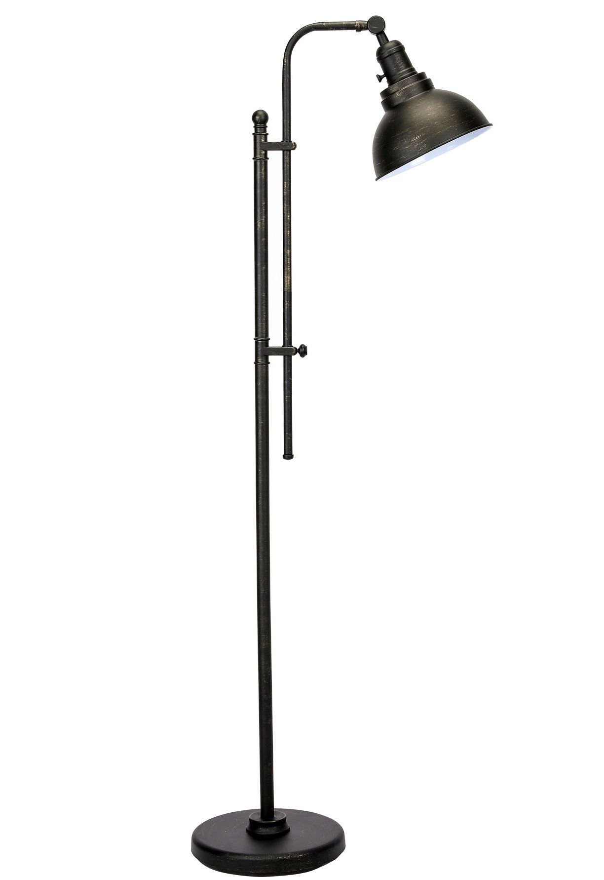 17 Stories Wallace Aged Bronze Task/Reading Floor Lamp & Reviews | Wayfair