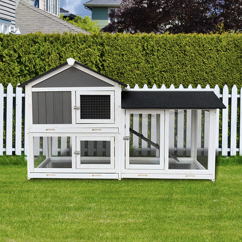 Tucker Murphy Pet™ Eichhorn Weather Resistant Rabbit Portable Hutch ...
