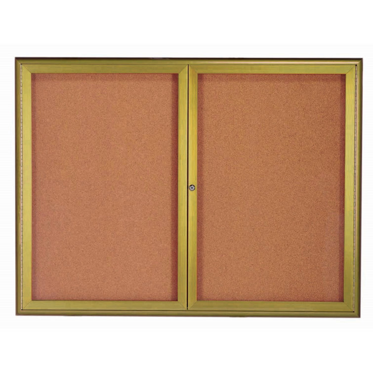 AARCO Enclosed Bulletin Board & Reviews | Wayfair