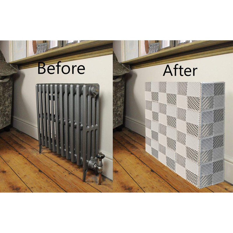 Ready Covers Ez Connect Cover- Vented Safety Steam Radiator Cover ...