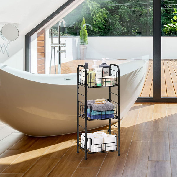 Rebrilliant Lilliani 30" H x 11.02" W x 7.5" D Storage Rack | Wayfair