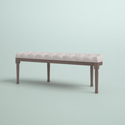 Greyleigh™ Alida Tufted Half Circle Upholstered Bench & Reviews | Wayfair