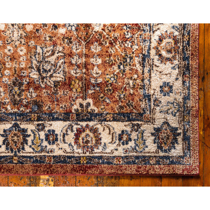 World Menagerie Bally"S Performance Brown Rug & Reviews | Wayfair