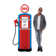 Advanced Graphics Gas Pump Cardboard Cutout Stand-Up & Reviews | Wayfair