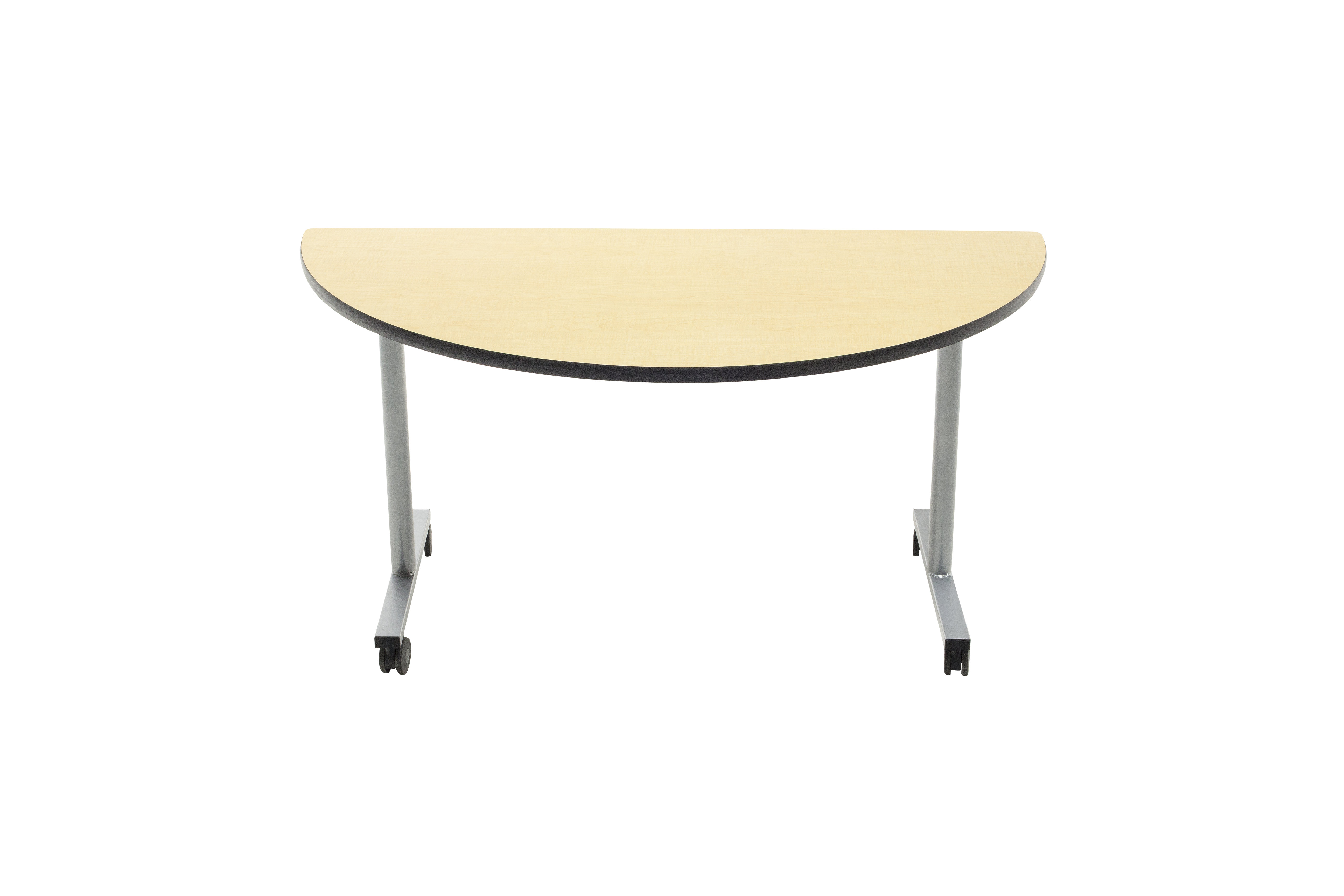 AmTab Manufacturing Corporation Semi-circle Folding Table | Wayfair