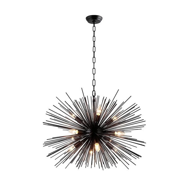 Wrought Studio™ 28 Inch Astra Sputnik Satellite Pendant Light, Spike ...