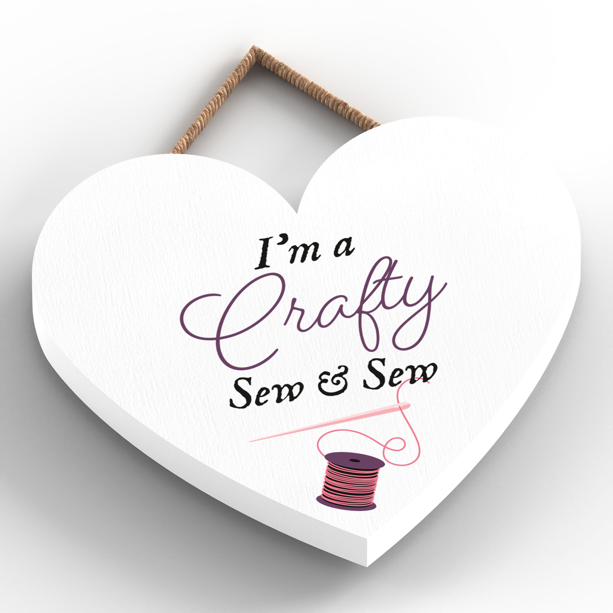 Maturi Sew Im A Crafty Sew & Sew Signs and Plaques | Wayfair.co.uk