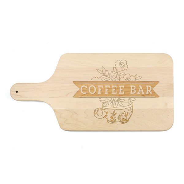Designs Direct Creative Group Floral Coffee Bar Cutting Board | Wayfair