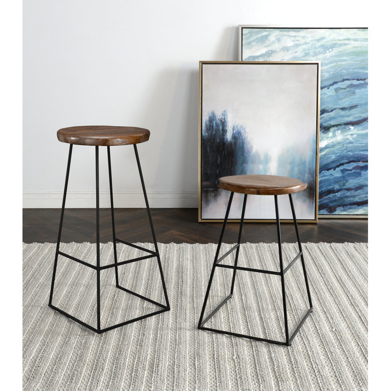Union Rustic Anastasia Solid Wood Bar & Counter Stool & Reviews | Wayfair