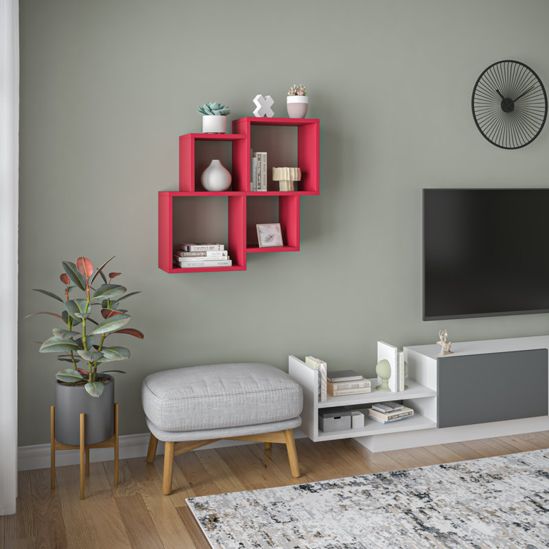 Corrigan Studio® 4 Piece Square Cubby Shelf & Reviews | Wayfair