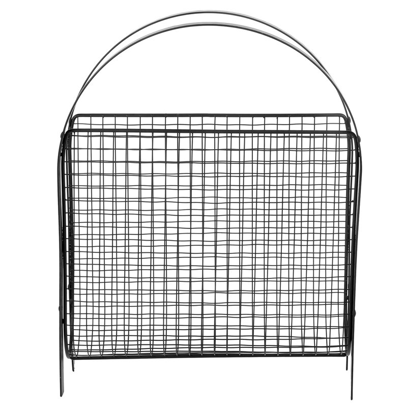 Rebrilliant Metal Free Standing Magazine Rack | Wayfair