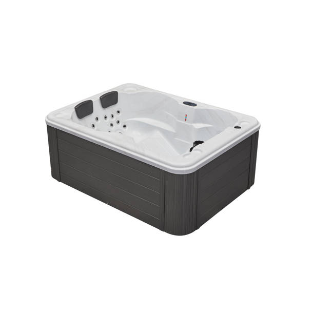 Luxury Spas 240 Volt 4 - Person 39 - Jet Acrylic Rectangle Hot Tub with ...