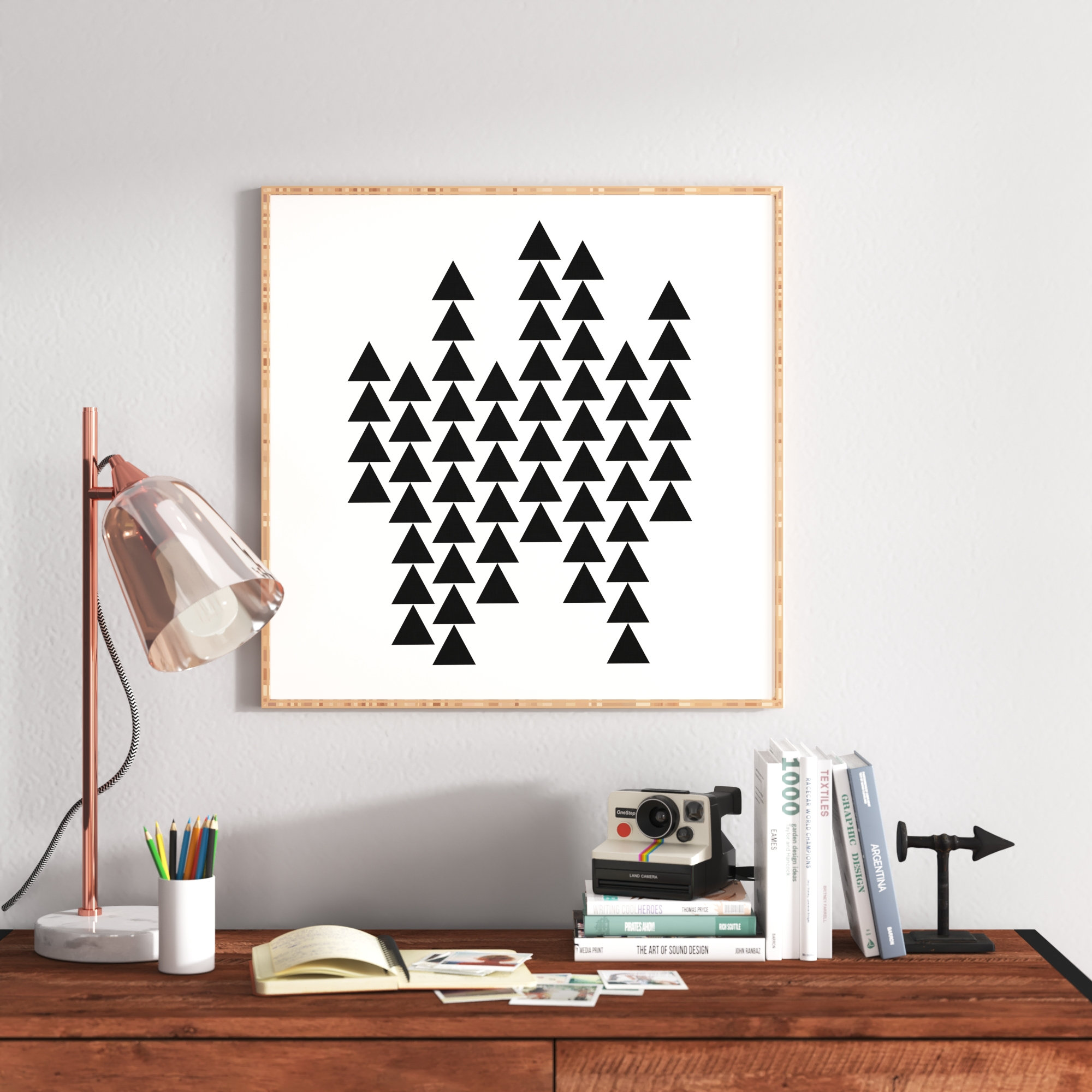 Mercury Row® Teen Arrowing - Picture Frame Graphic Art on Wood ...