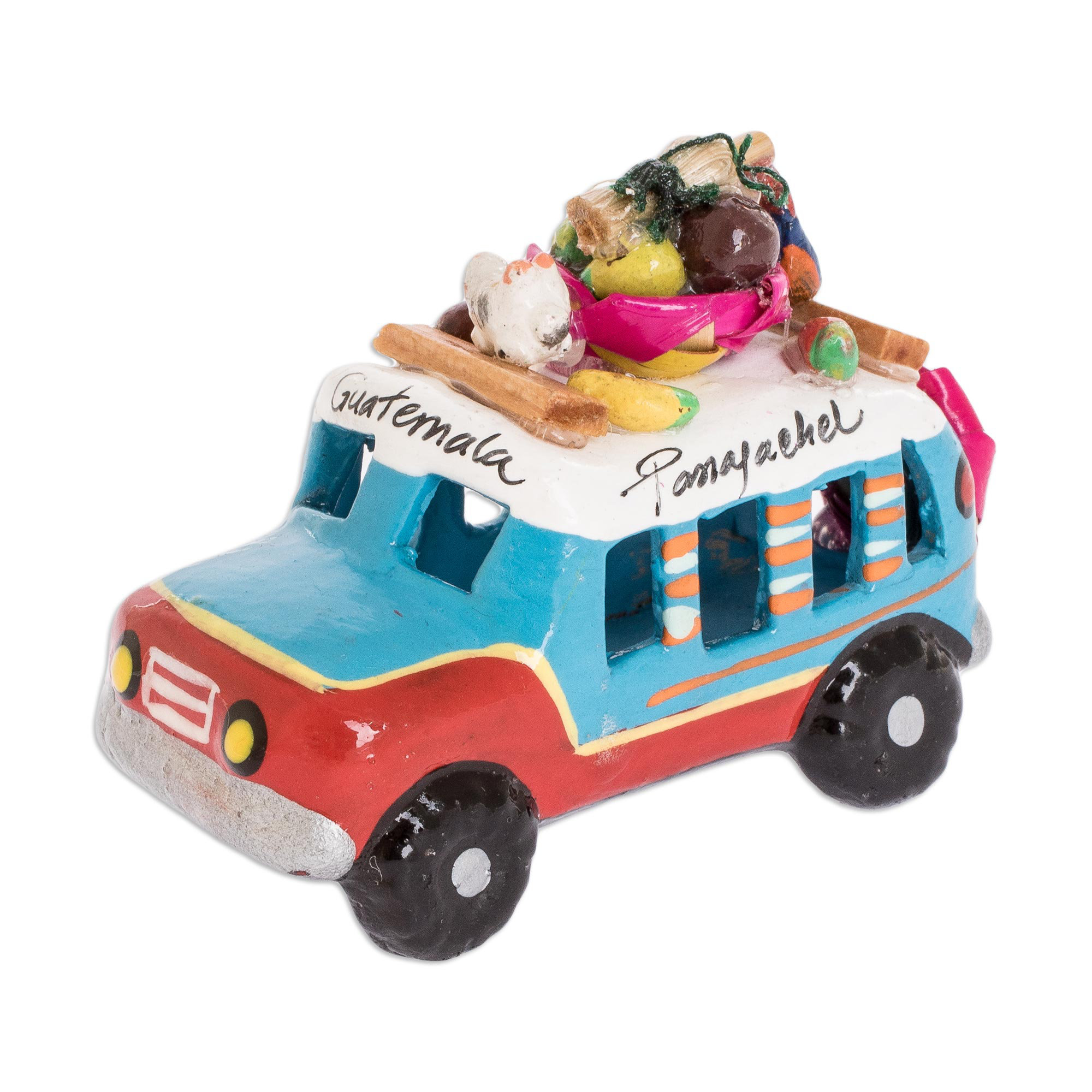 Rosalind Wheeler Grealish Bus Mini Ceramic Sculpture | Wayfair